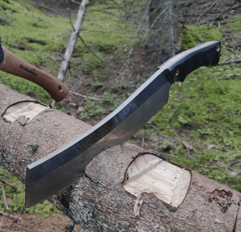 CUSTOM Handmade D2 Steel Hunting Chopper Machete Knife With Micarta ...