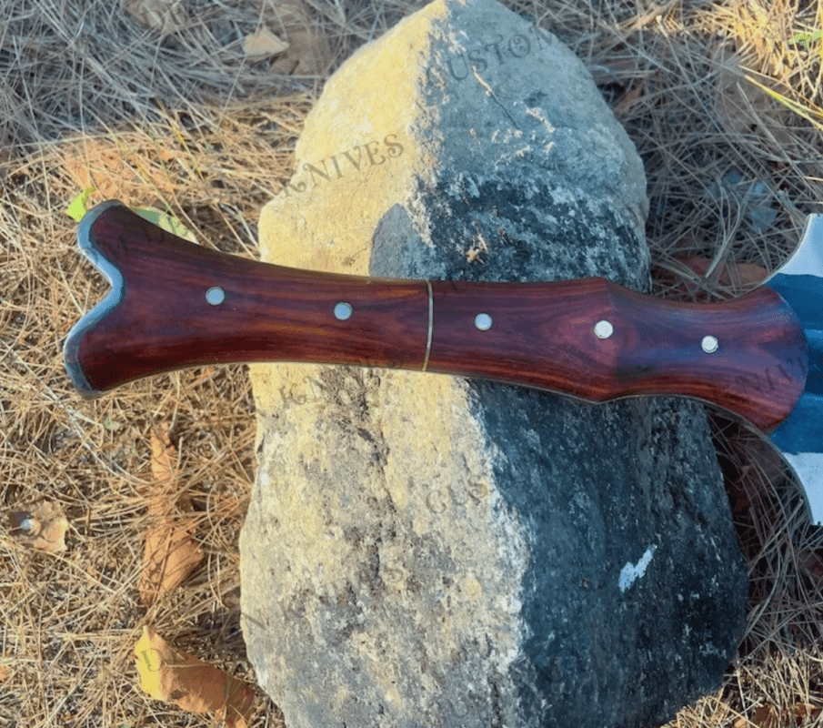 Custom Handmade Carbon Steel Blade Tactical Machete Sword | Hunting ...